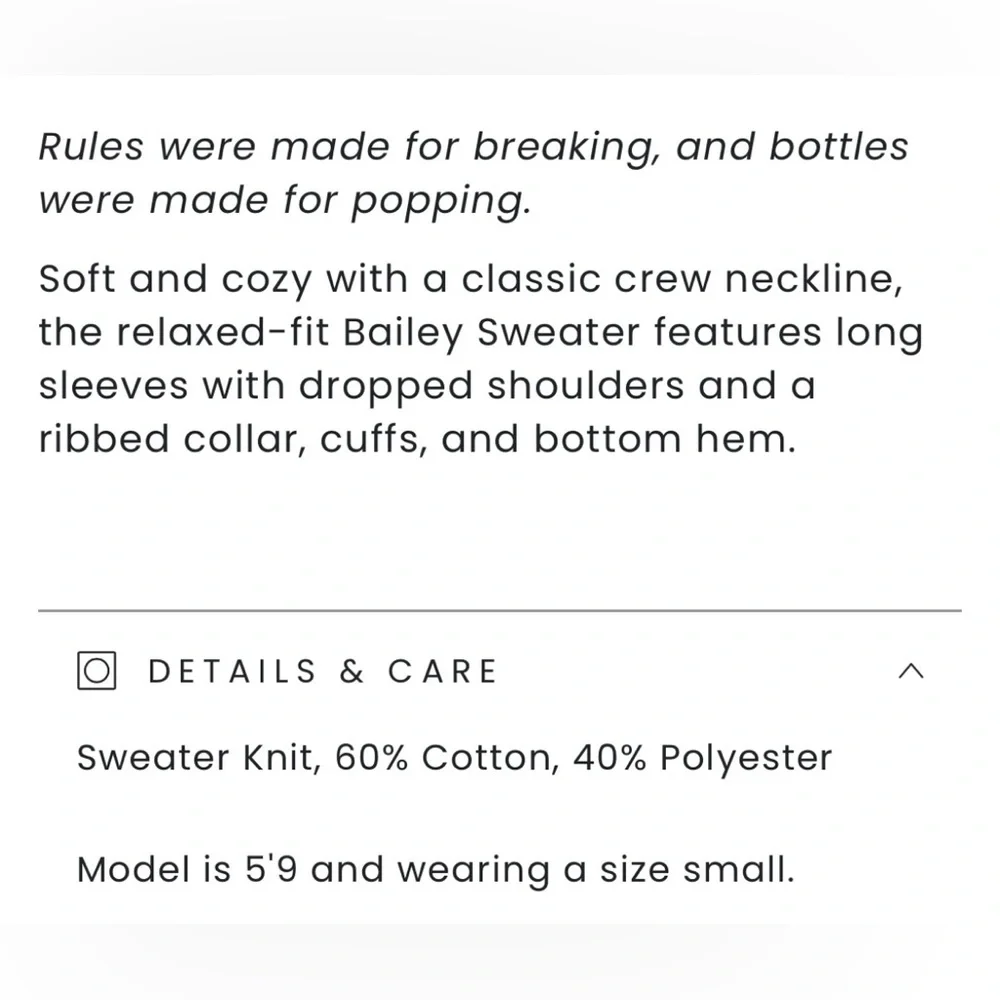 Wildfox | Sweaters | Wildfox Cream Crewneck Sweater With Black Lipstick ...